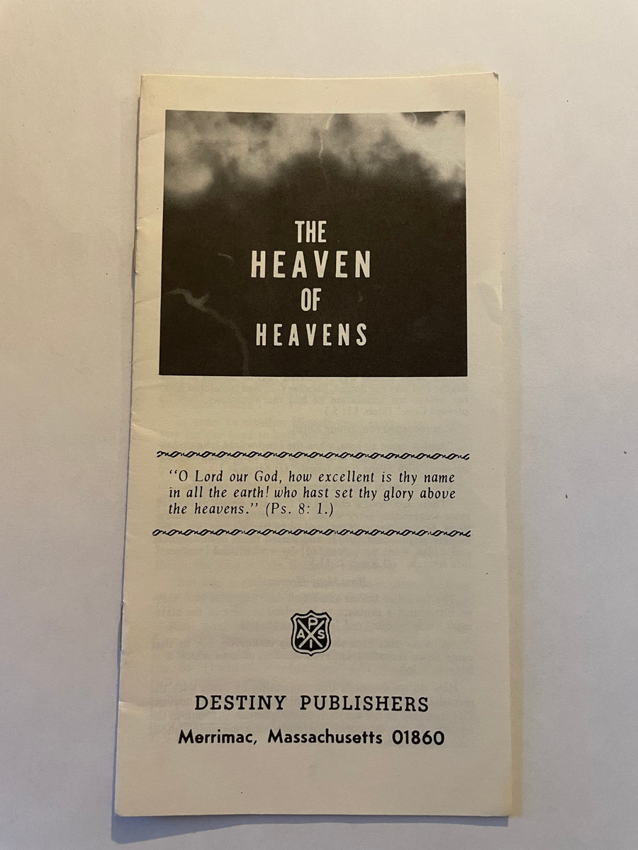 The Heaven of Heavens – Destiny Publishers